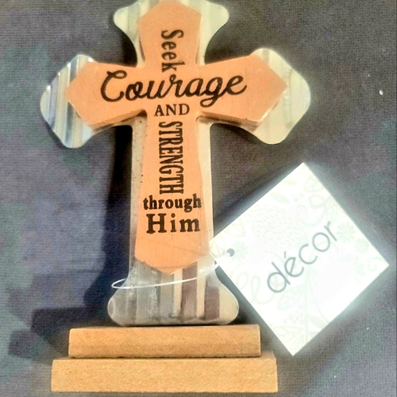 Accents | Decorative Cross With Inspirational Message | Poshmark